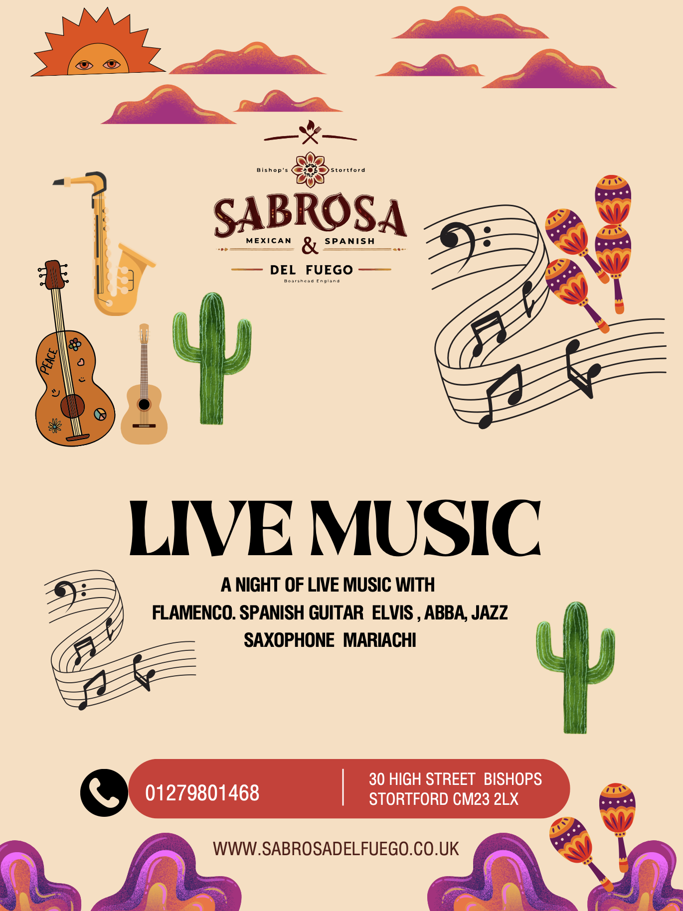 Sabrosa Del Fuego | Mexican & Spanish - Tapas Restaurant Bishop's Stortford